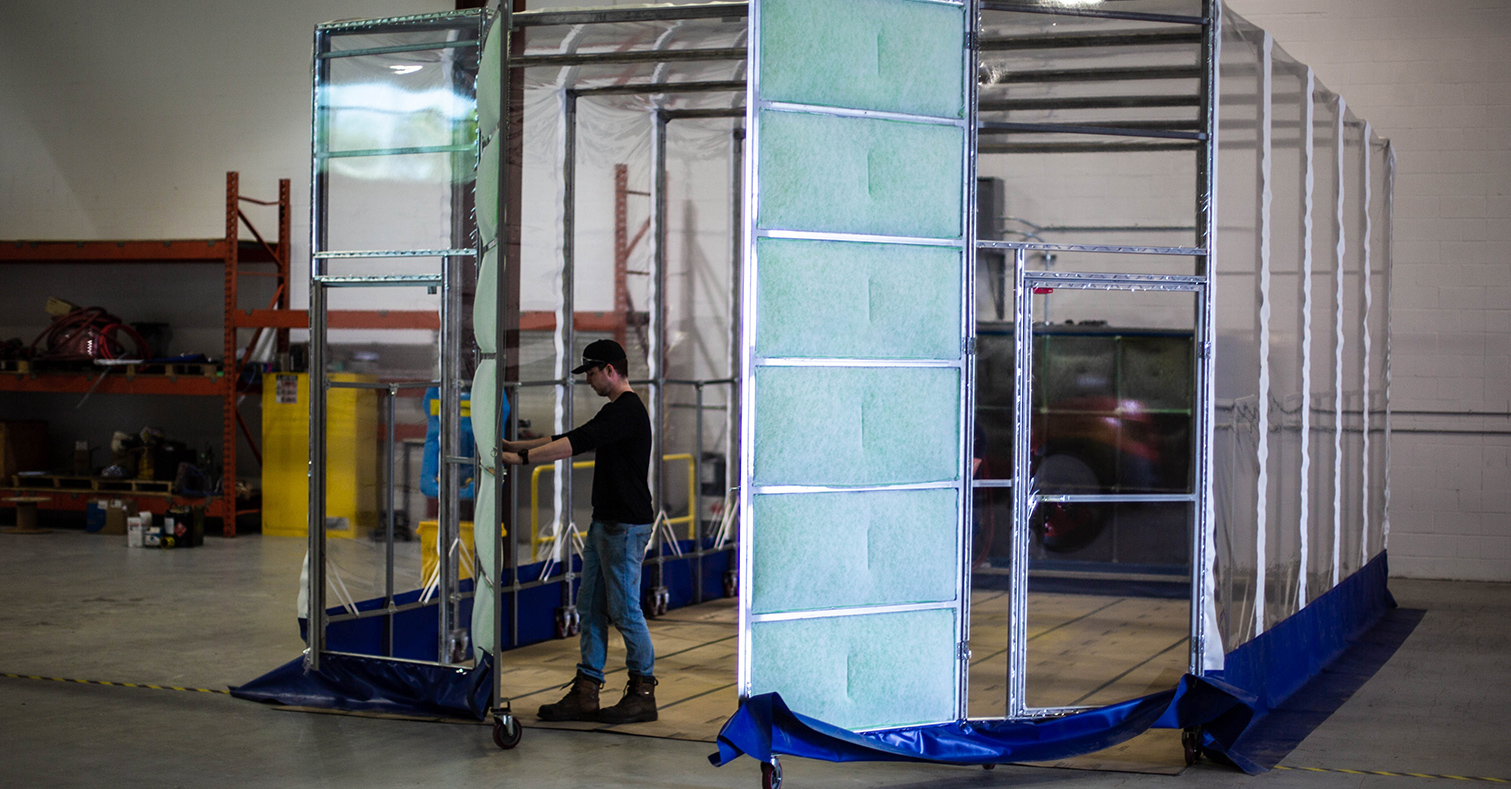 How a Portable Industrial Clean Air Enclosure Comes to Life | Duroair
